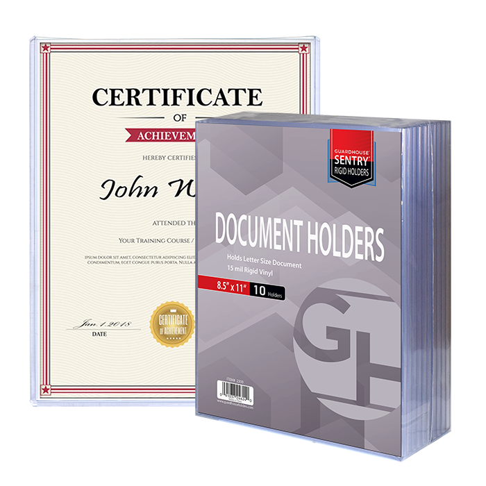 Guardhouse Letter Size Toploader Sleeves Guardhouse Letter Size Toploader Sleeves